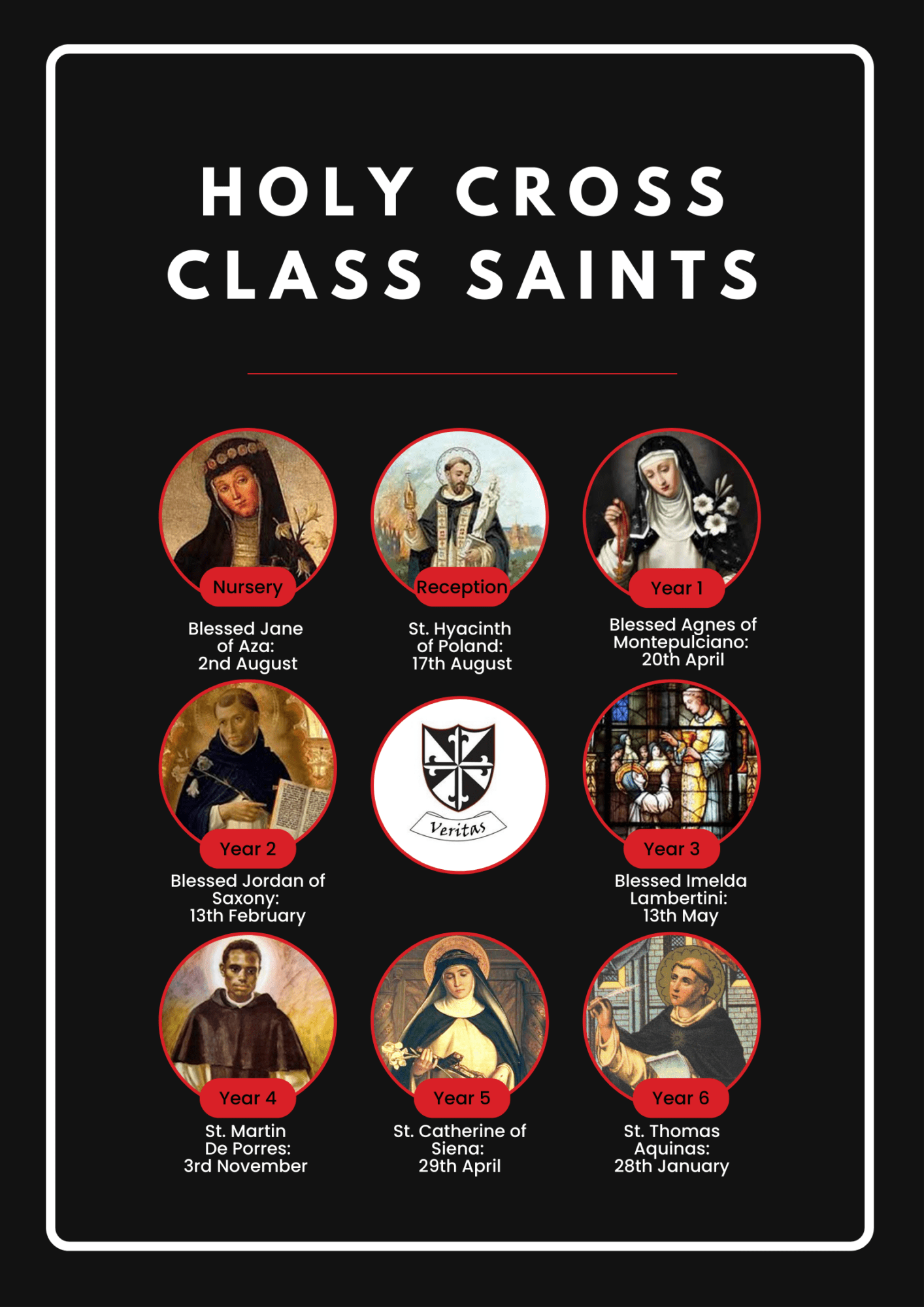 Class Saints - Holy Cross Catholic Primary School - Leicester